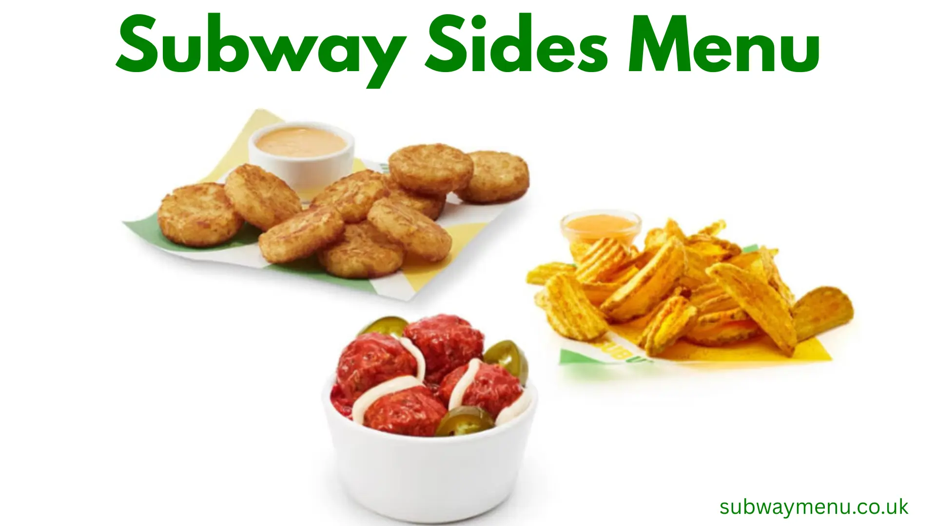 Subway Sides Menu UK 2025 | Crispy & Cheesy
